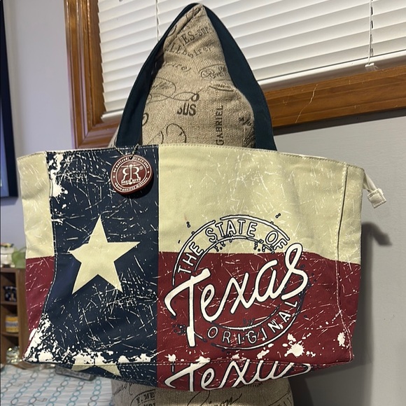 Robin Ruth | Bags | Robin Ruth Navy And Cream Texas Tote Bag | Poshmark